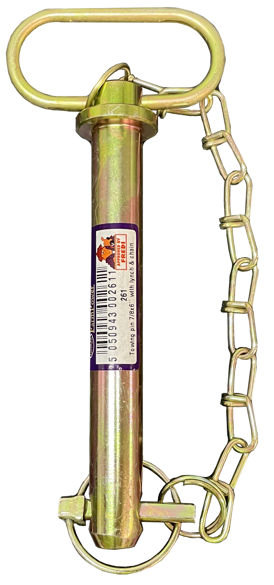 258 Pin Towing 5 8 X 6 Inch With Linch Pin Chain